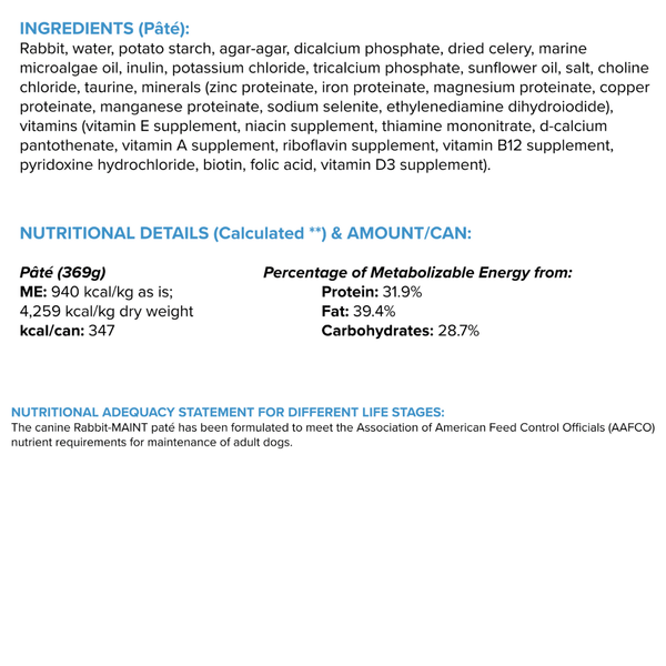 Rabbit Paté for Dogs | Whole Food Diet to Support Allergies - Rayne ...